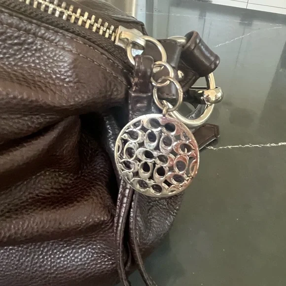 Coach | Bags | Coach Ali Brown Leather Shoulder Bag Serial B9683647 ...